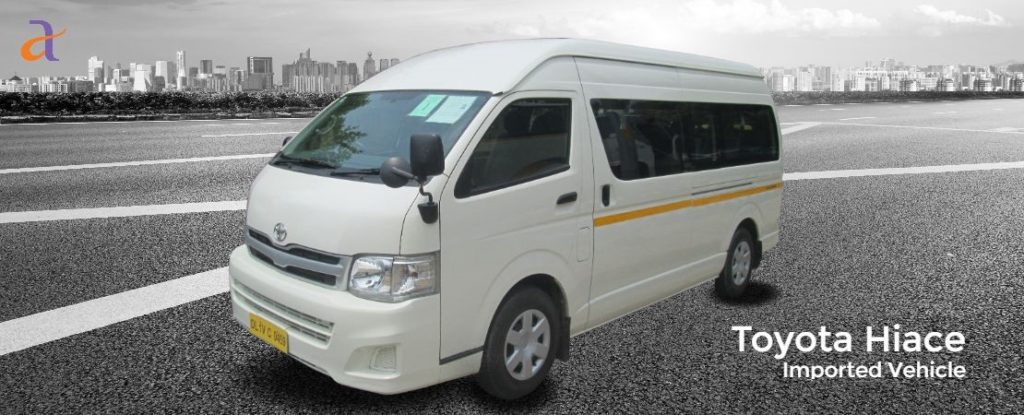 Toyota HiAce on Rent in Delhi | Hire Luxury Group Van Delhi